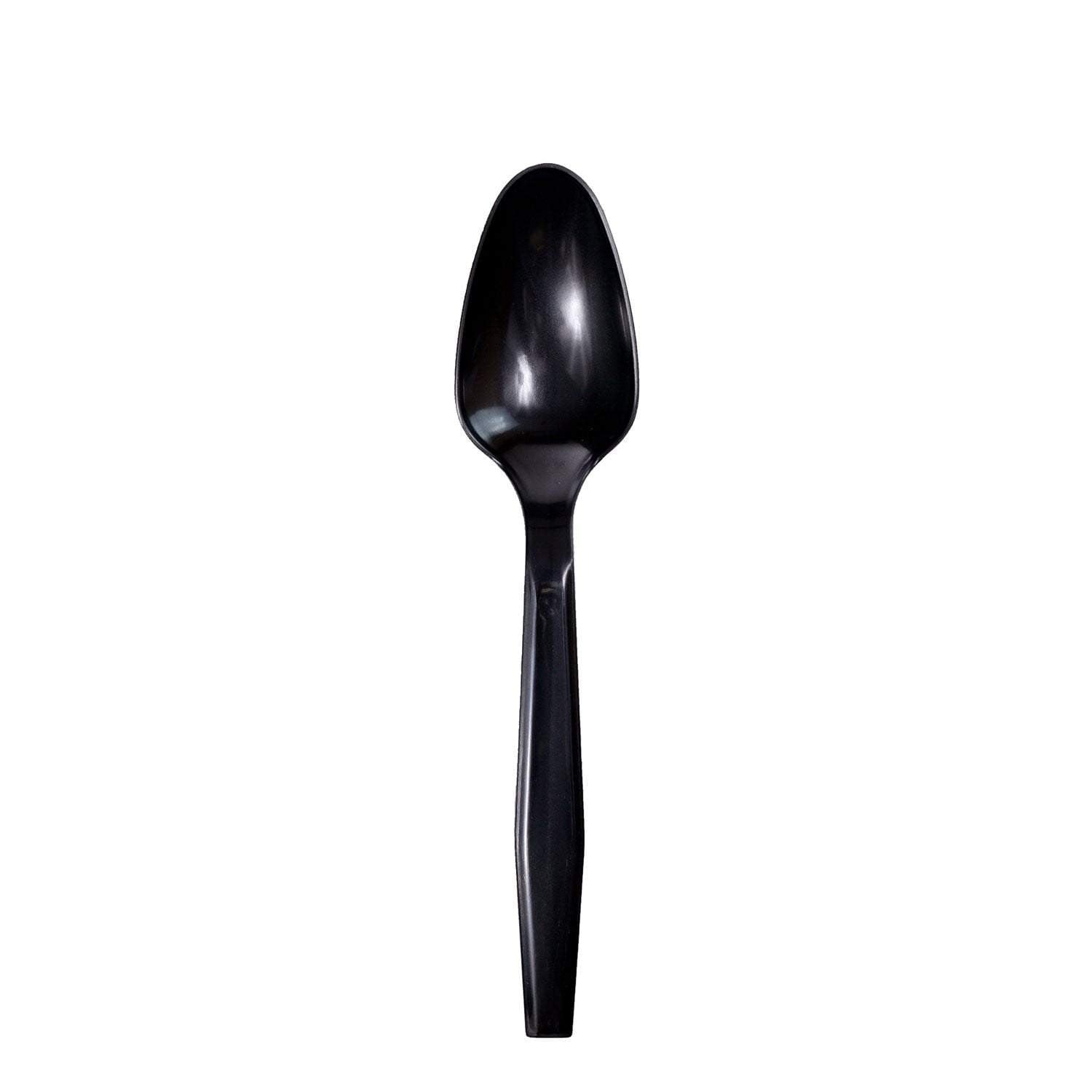 Medium-Heavy Weight Polystyrene Teaspoons, Black – Daxwell